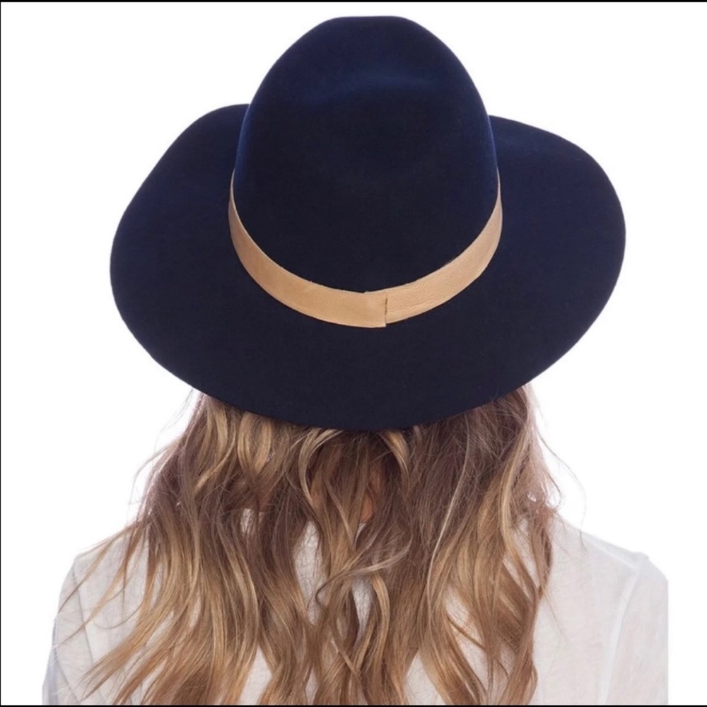Janessa Leone Amelia Wool Hat With Leather Band - Gem